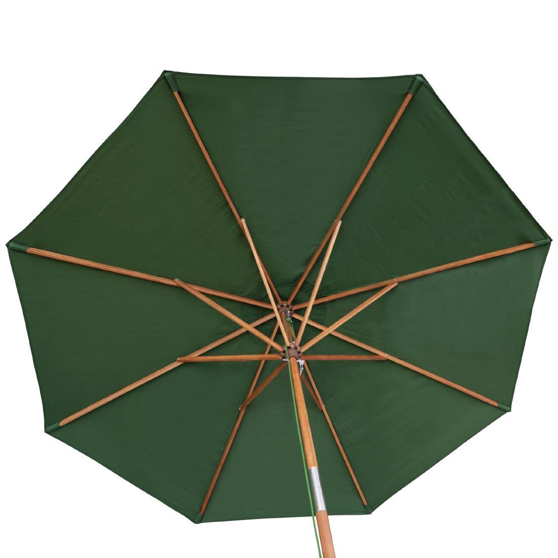 Rowlinson Picnic Table 4ft with Green Parasol 2.7m - HP888 - HP888 | Go for Green Furniture