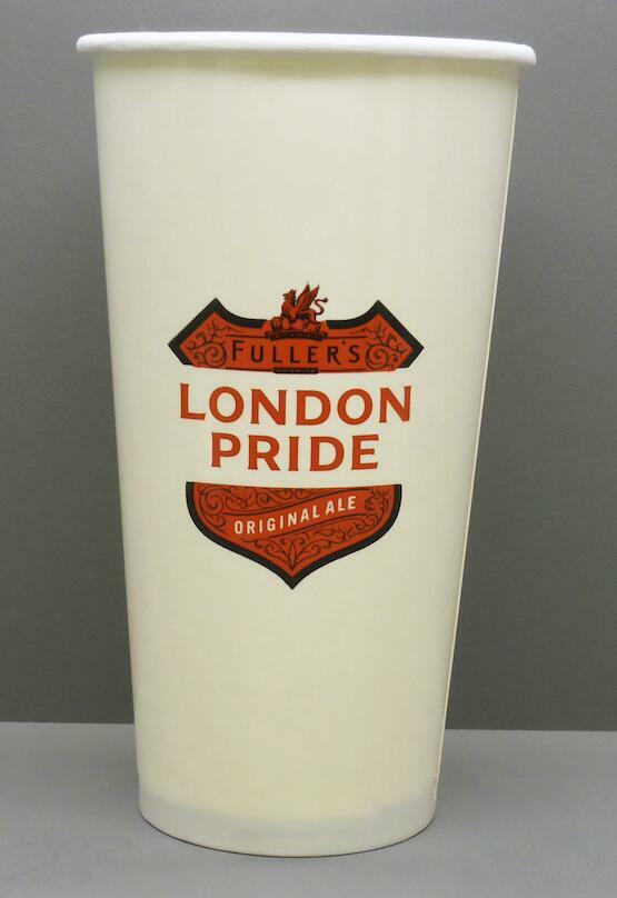 PAPER-PINT-CE - Custom Printed UKCA / CE Marked Paper Pint Cup - 20oz