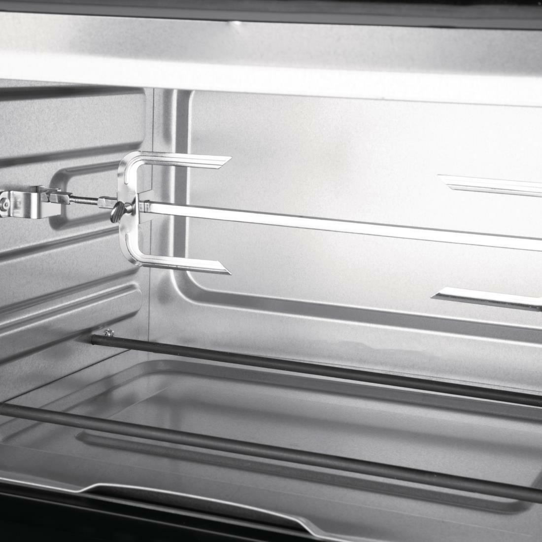 DC285 - KWS1530LQ-K5U - Nisbets Essentials Mini Oven with Rotisserie ...