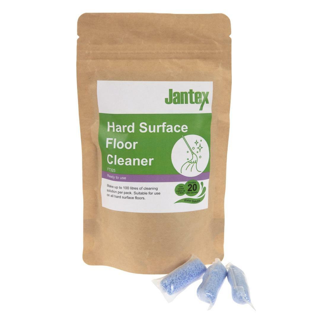 FT325 - SCFS20HSP-MGB - Jantex Green Hard Surface Floor Cleaner Sachets ...