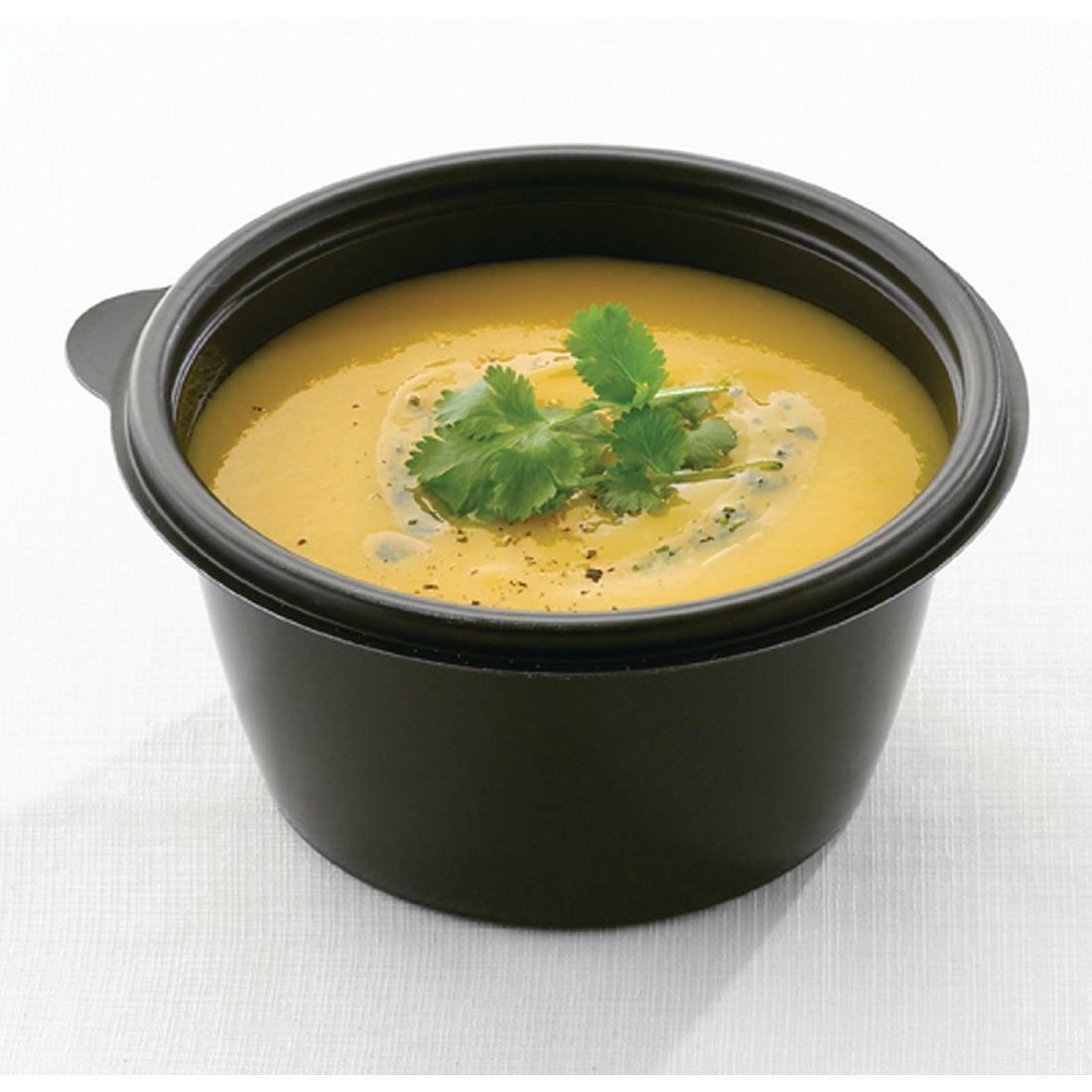 DW788 - HOT75112 - Fastpac Small Round Food Containers 375ml / 13oz ...