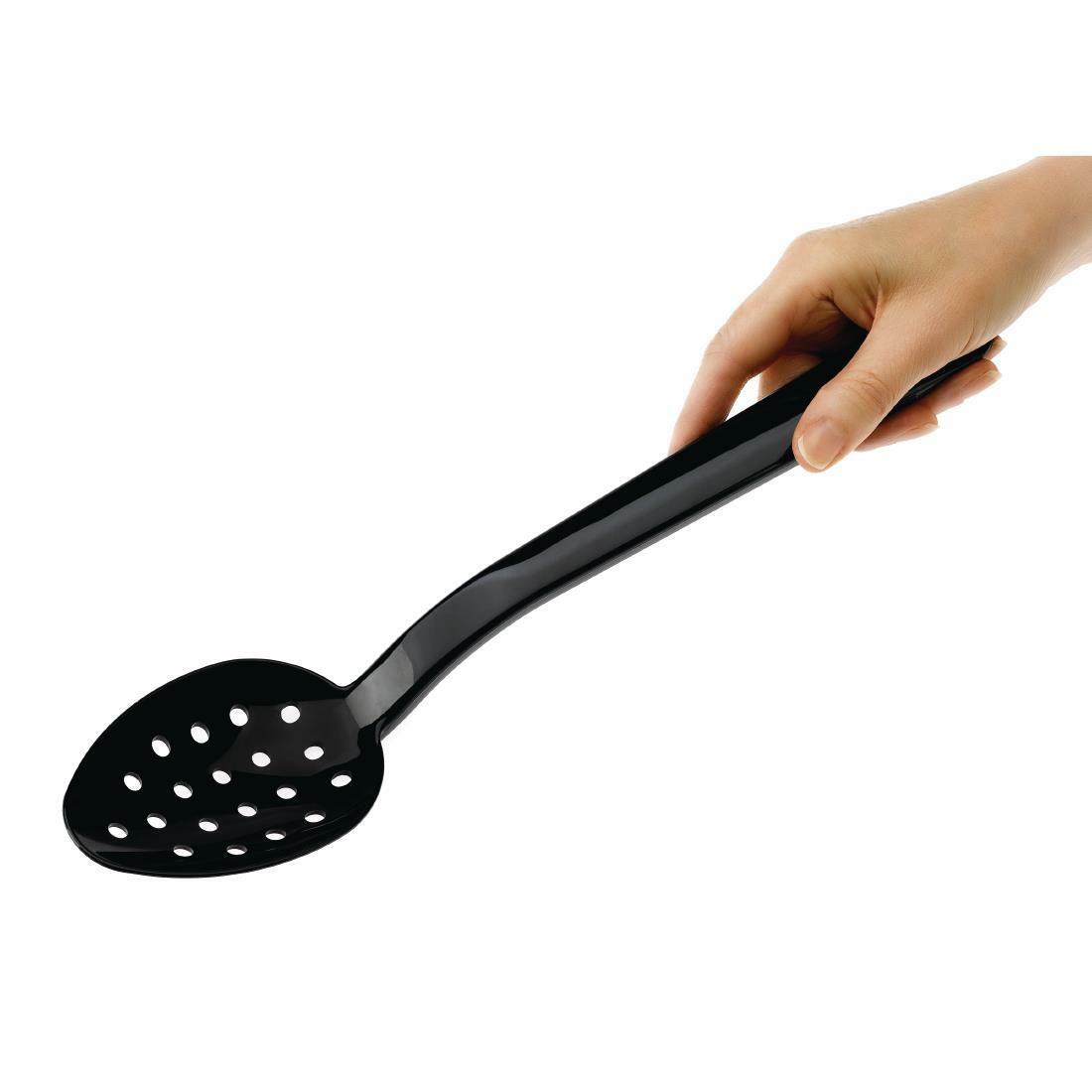 U750 - 650114 - Matfer Bourgeat Exoglass Perforated Serving Spoon 9" - U750