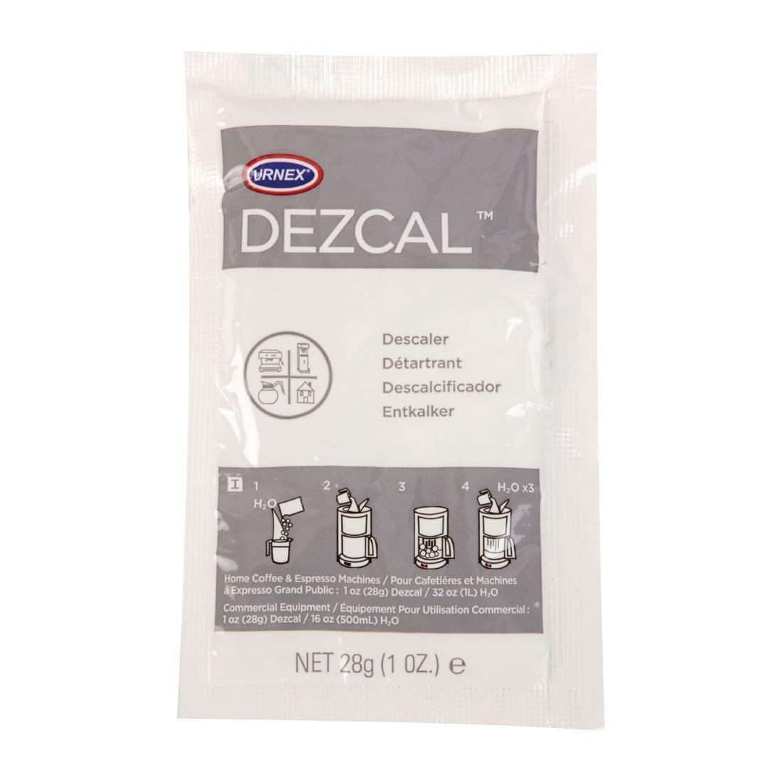 FC791 - Urnex Dezcal Activated Scale Remover Powder Sachets 200g (24 ...