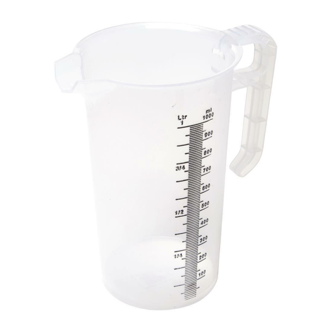 FD326 - PJ100 - Pro-Measures Polypropylene Measuring Jug 1Ltr - FD326