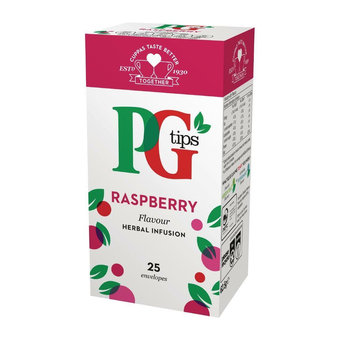 FW831 - 403335 - PG Tips Raspberry Tea Envelops (Pack of 25) - FW831
