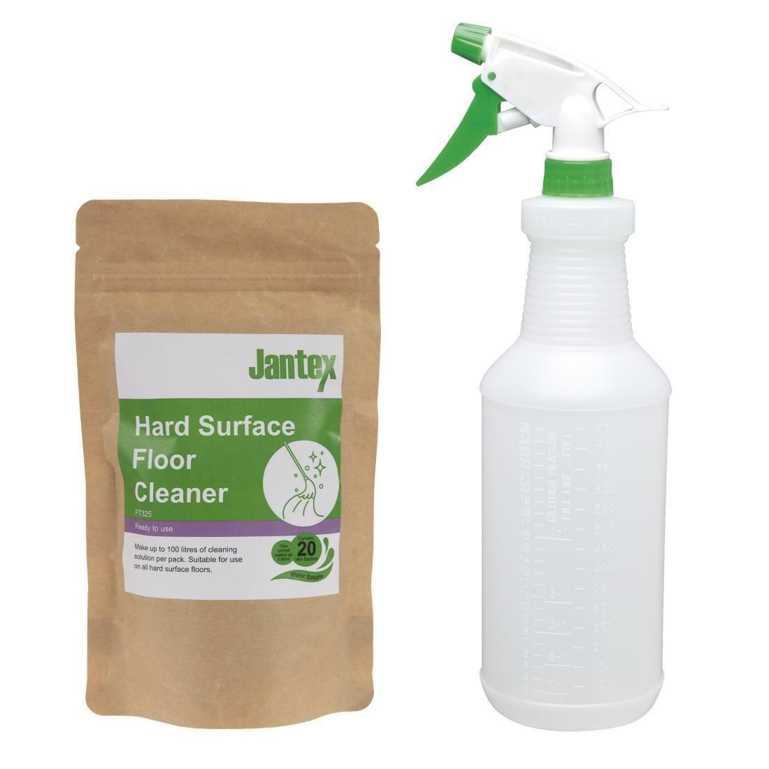 FT325 - SCFS20HSP-MGB - Jantex Green Hard Surface Floor Cleaner Sachets ...