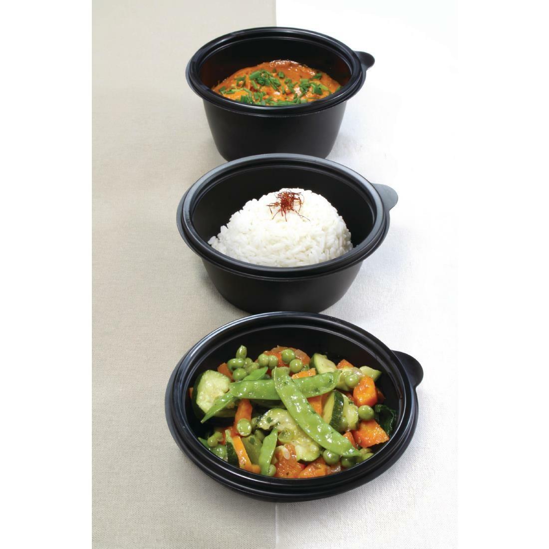 DW788 - HOT75112 - Fastpac Small Round Food Containers 375ml / 13oz ...