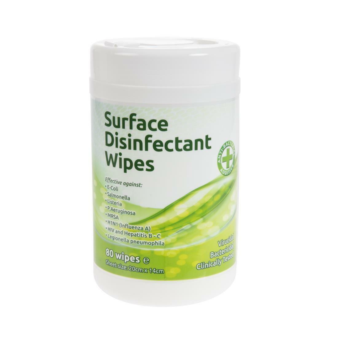 FN852 - EcoTech Surface Disinfectant Wipes (Tub 80) - FN852