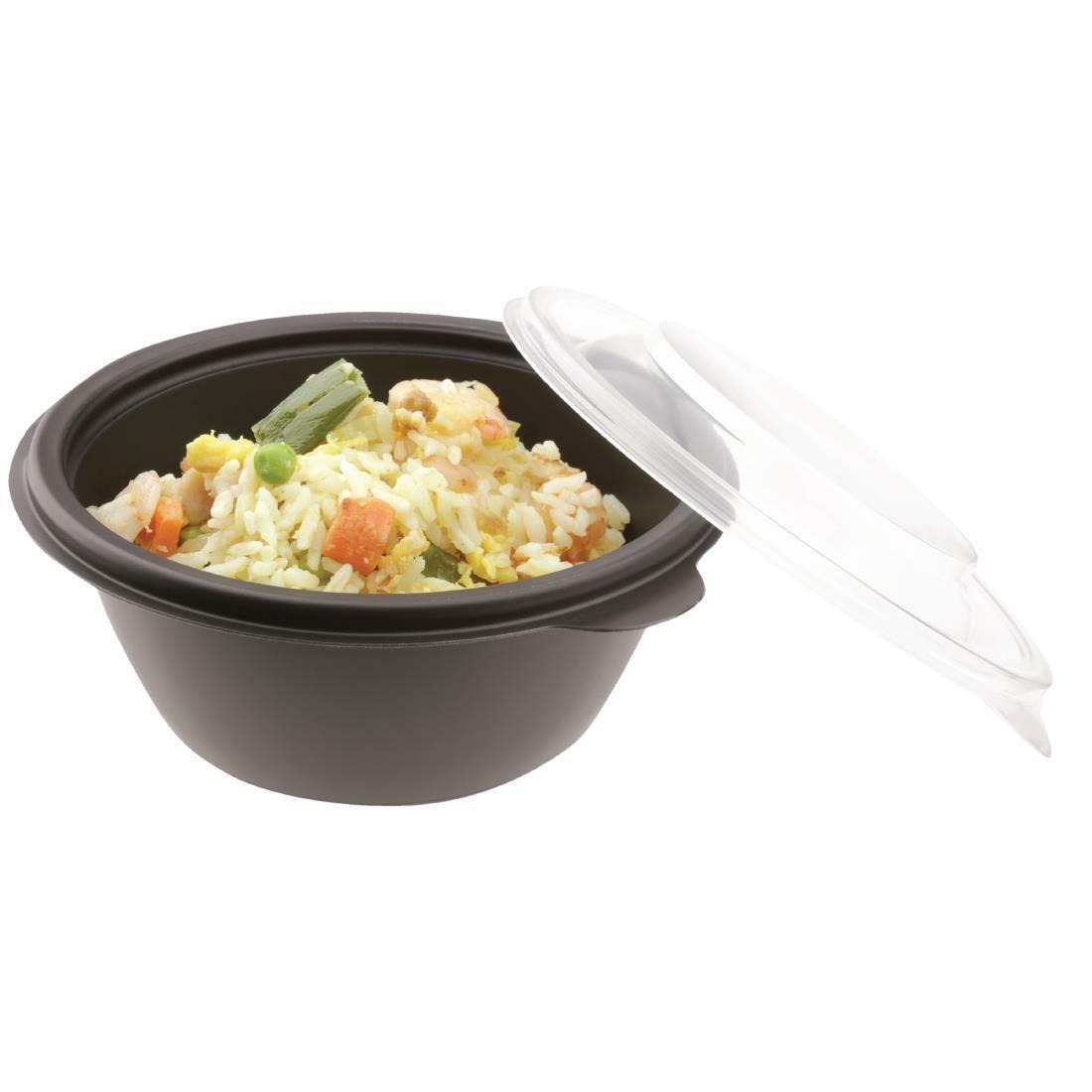 DW788 - HOT75112 - Fastpac Small Round Food Containers 375ml / 13oz ...