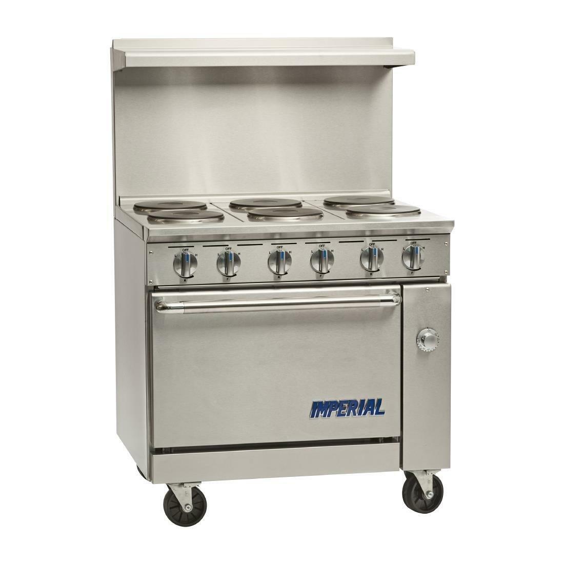 CX914 - IR-6-RG24 - Imperial 6 Burner Oven Range with Raised Griddle ...