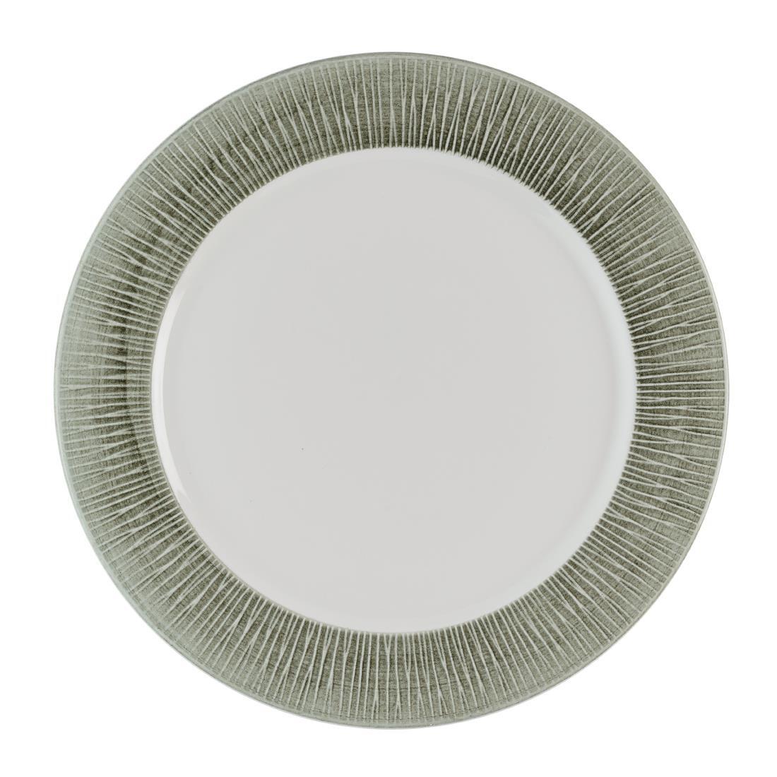 Churchill Bamboo Ceramic Spinwash Alpine Presentation Plates 305mm ...