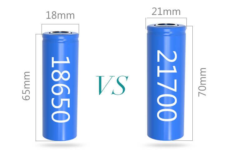 Are 21700 batteries better than 18650 for vaping?