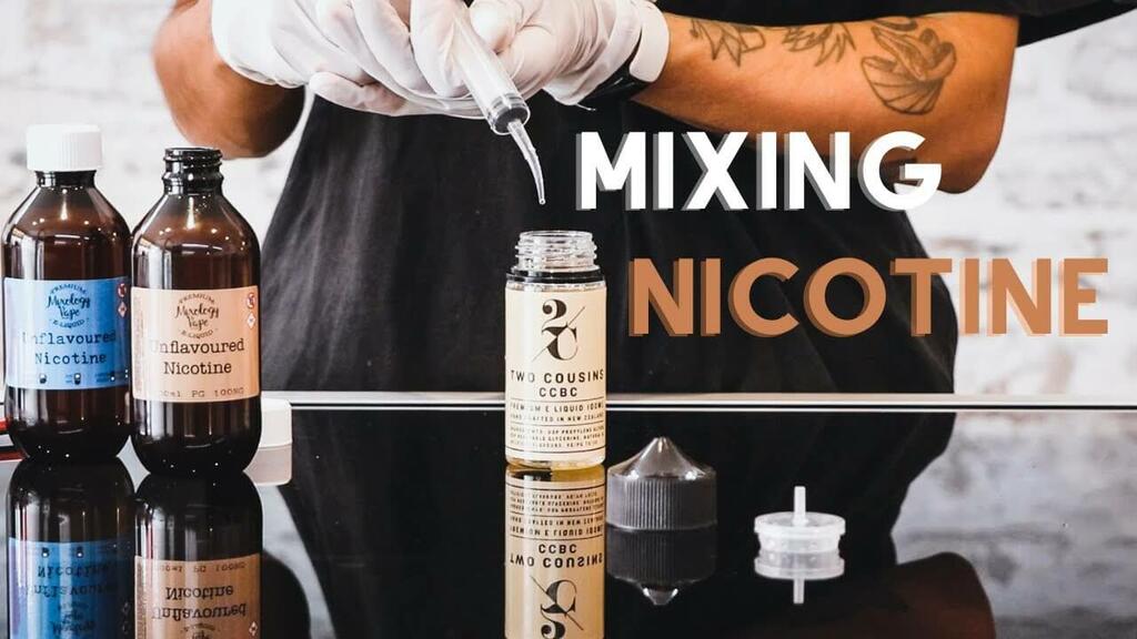 E Liquid Mixing Kit with Nicotine