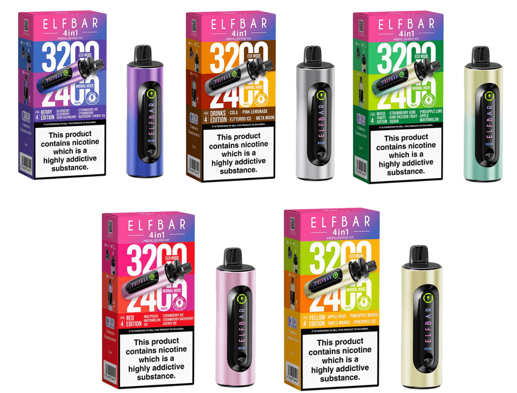 Elf Bar 4 In 1 Disposable Pod Kit- £9.41