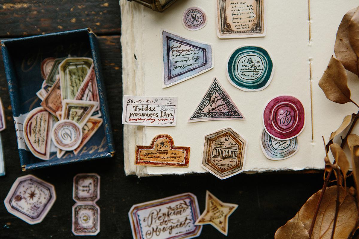 OURS Old Labels Washi Tape 3.5cm wide