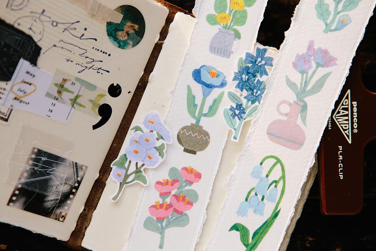 OURS Deep Lyon Blue Washi Tape 3cm wide