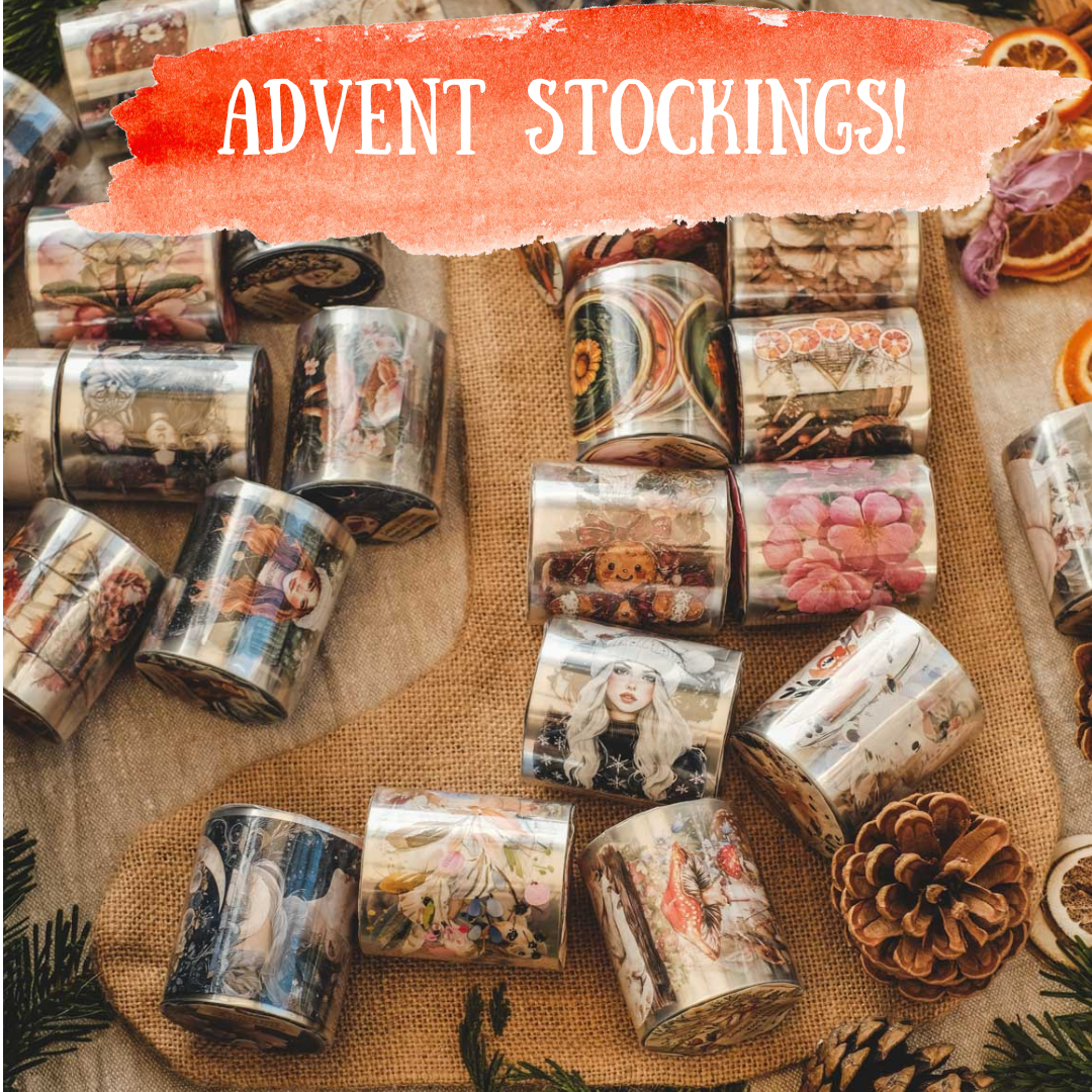 *LAST FEW LEFT!* Washi advent 2025 STOCKINGS - random selection bundles!