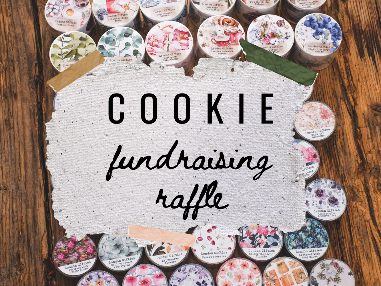 Cookie RAFFLE ticket - fundraising