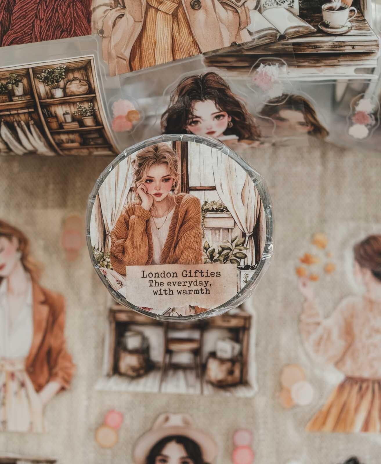 The everyday, with warmth - kiss-cut raised 3D gloss 6cm wide PET ...