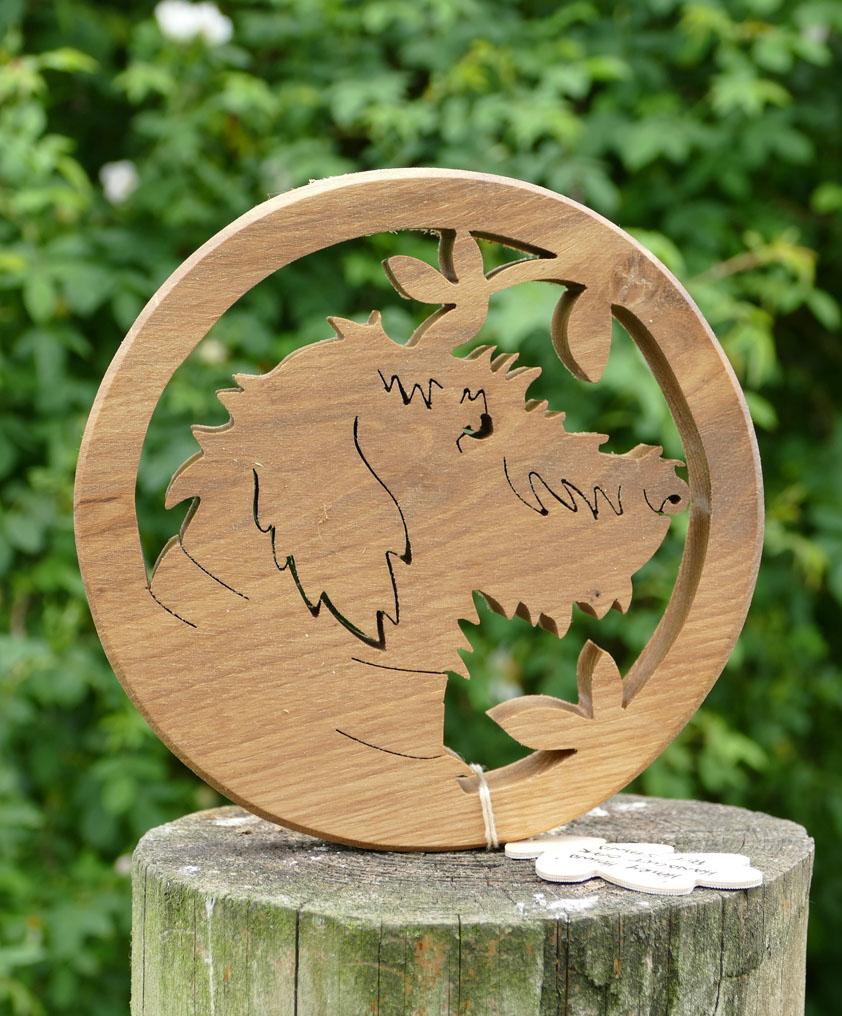 Hairy Hound Oak Pot Stand