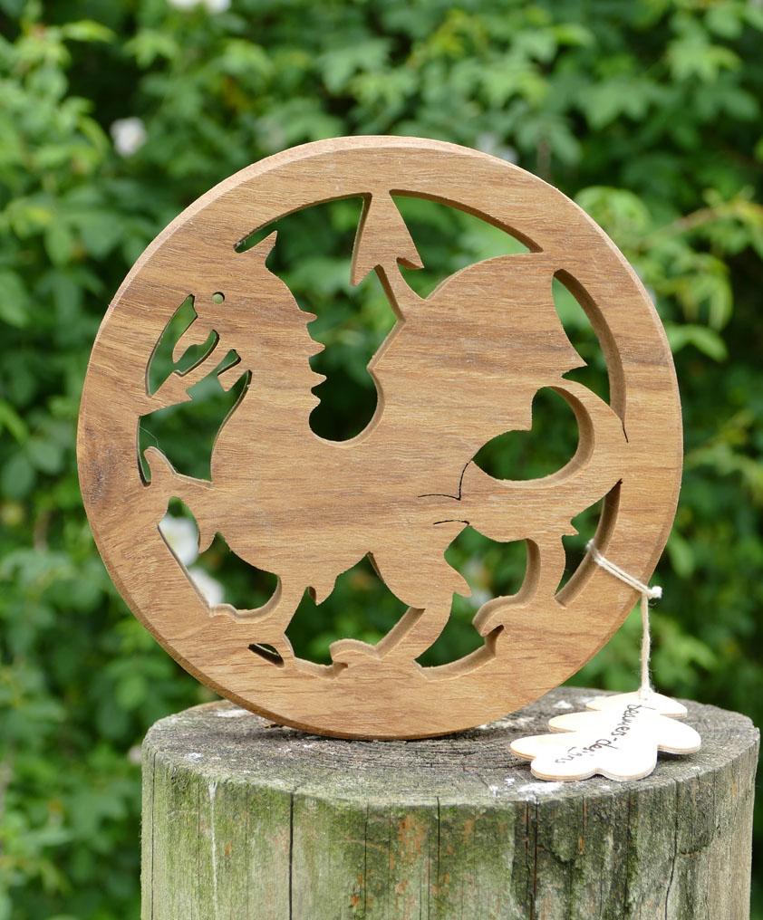 Dragon Oak Pot Stand