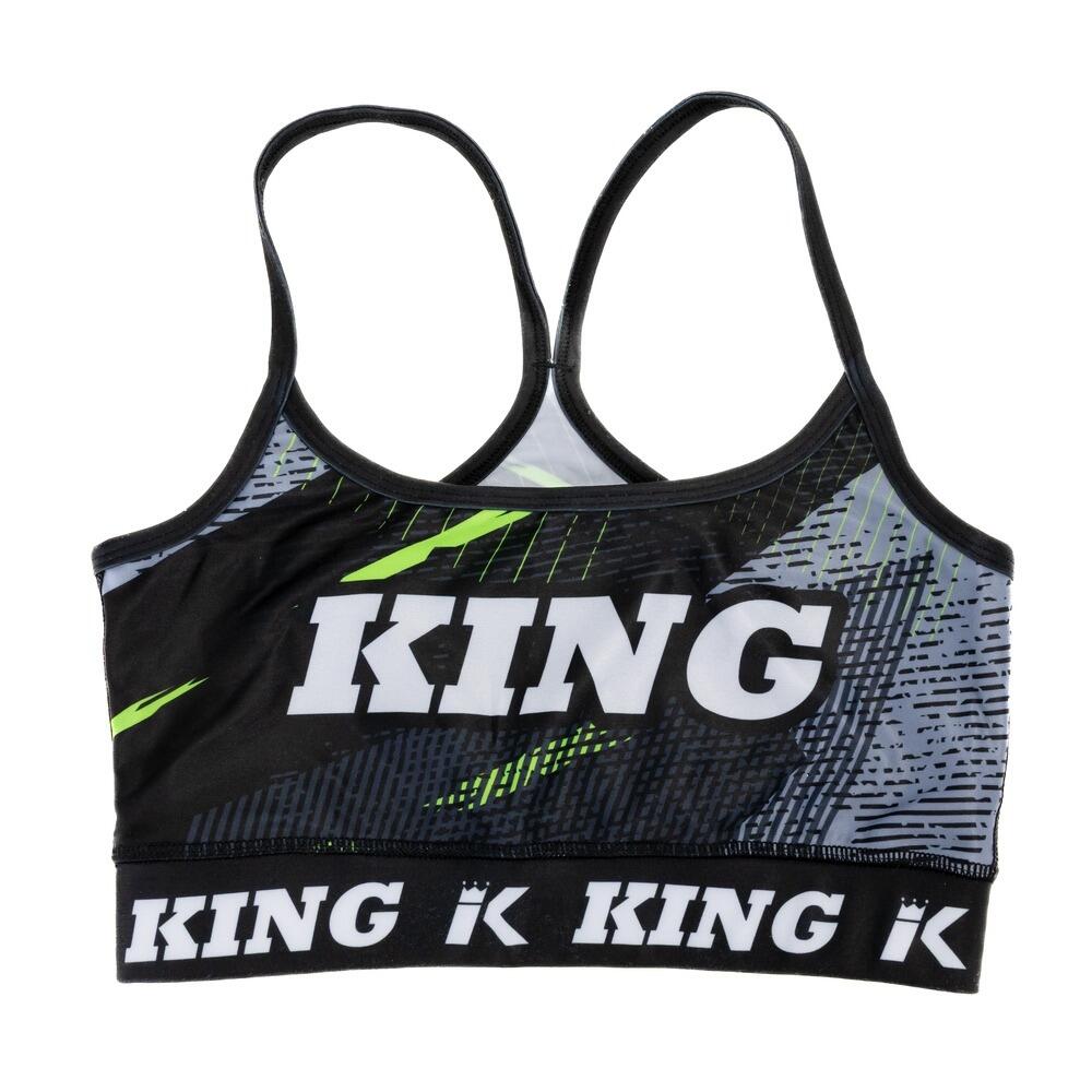 King Pro Boxing Shadow Black/Neon Bra Top