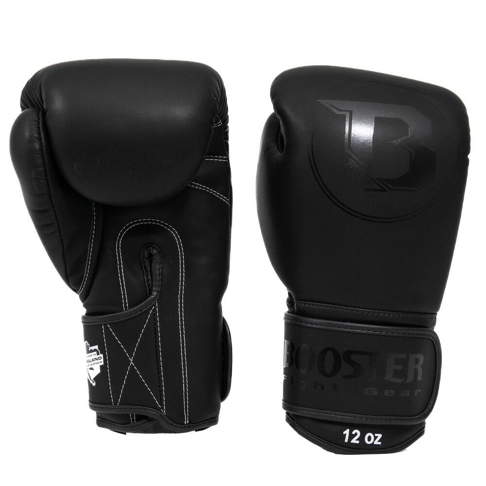 Booster Pro Black on Black VX Boxing Gloves