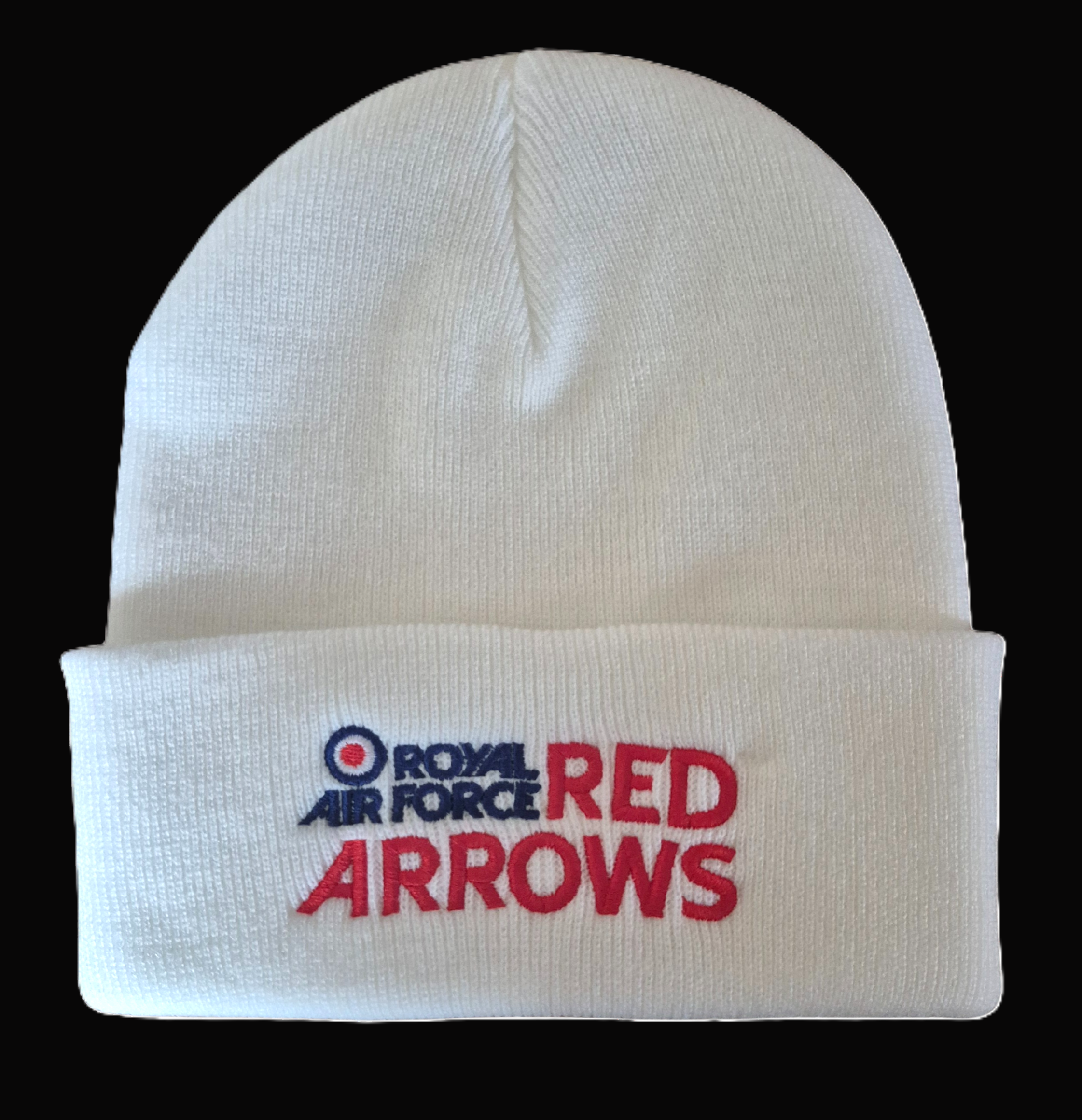 Red Arrows Logo Beanie Hat - White