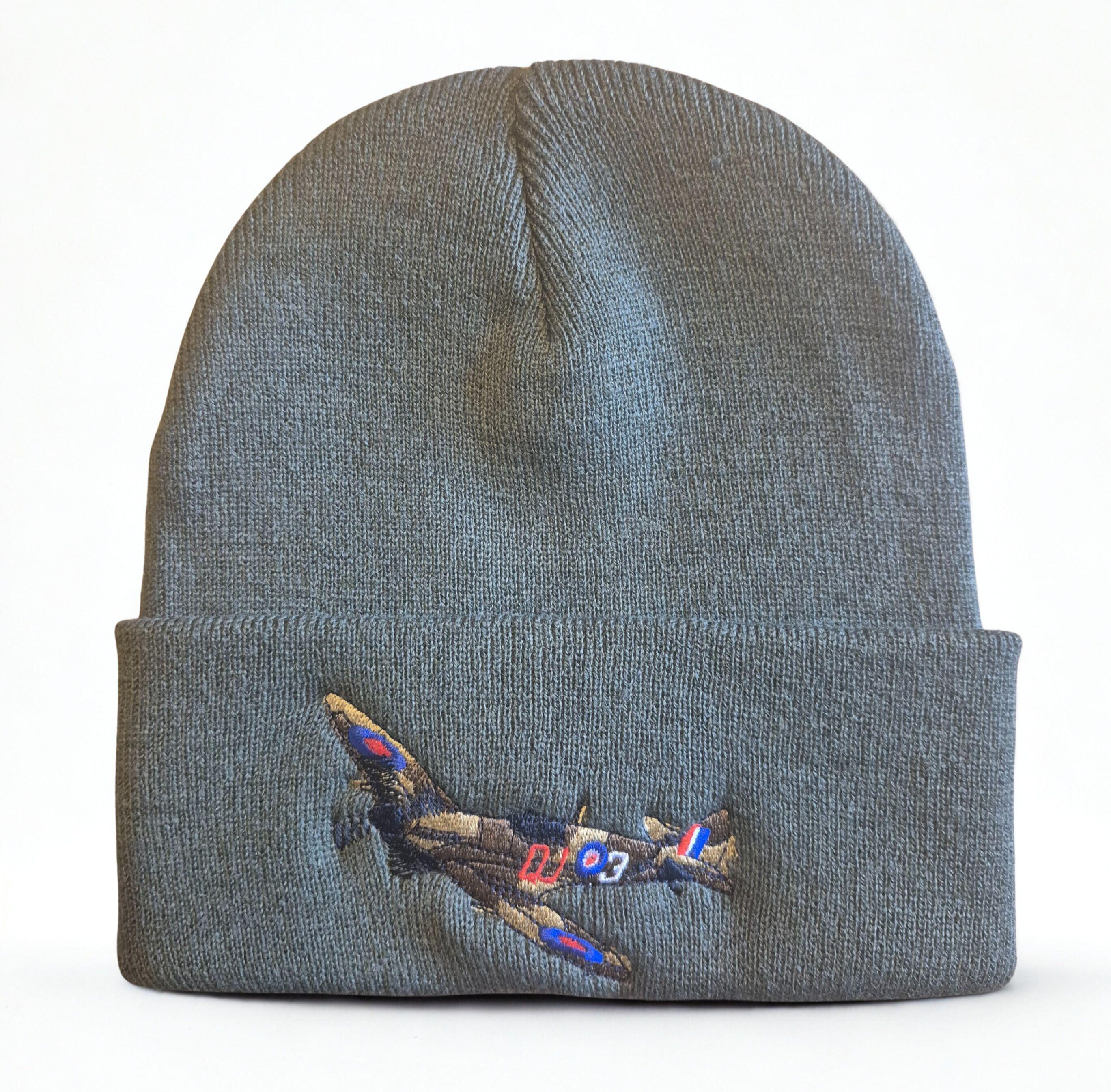 Spitfire Desert Markings Beanie Hat - Olive Green