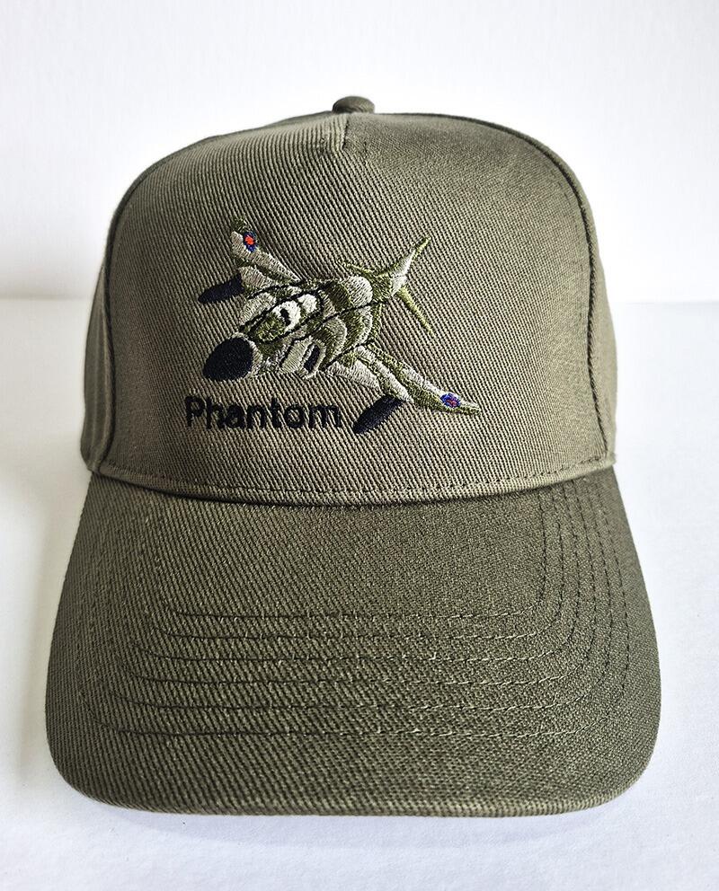 F-4 Phantom Baseball Cap - Olive Green - Premium Quality.