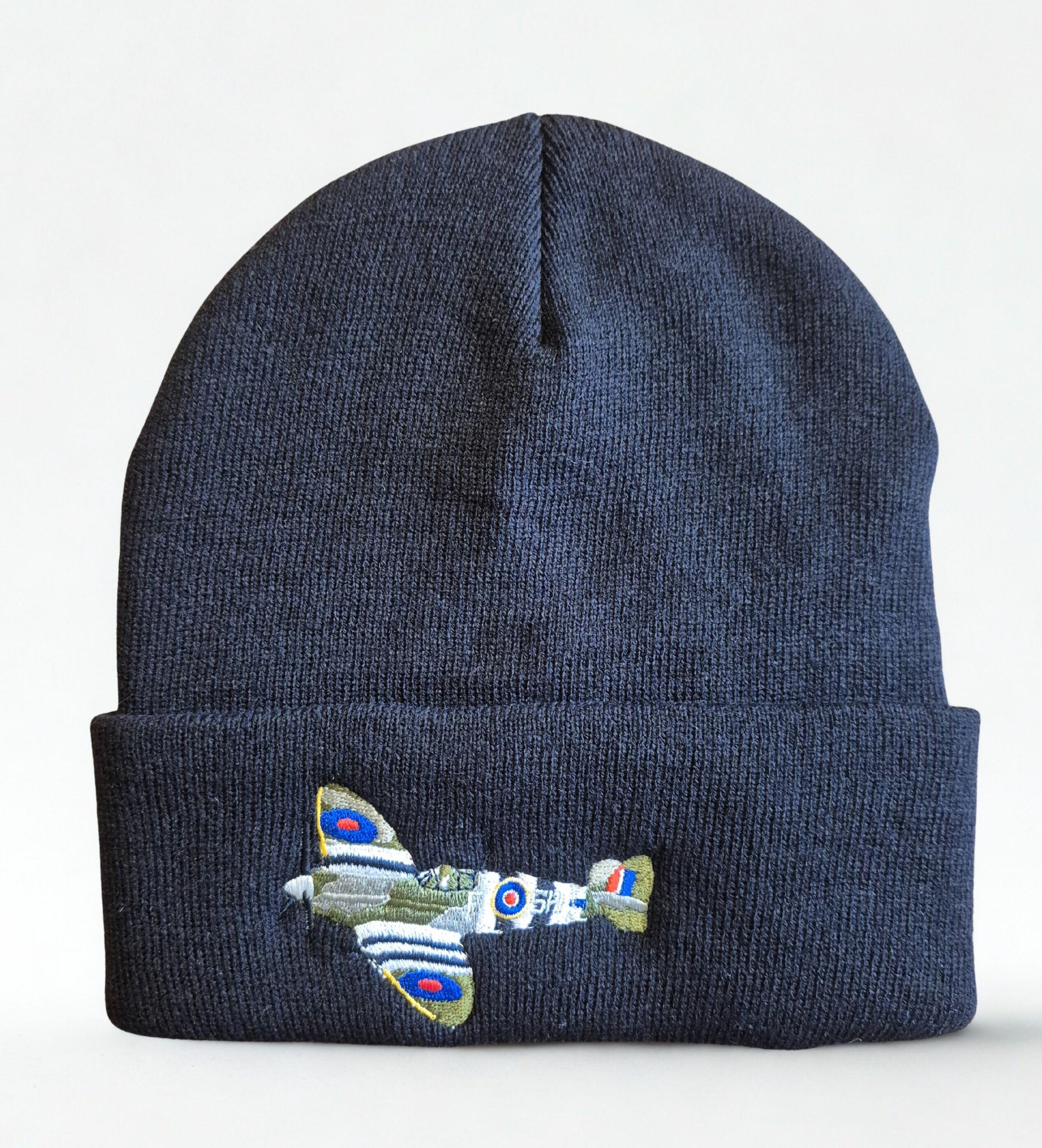 Spitfire D-Day Beanie Hat - Black