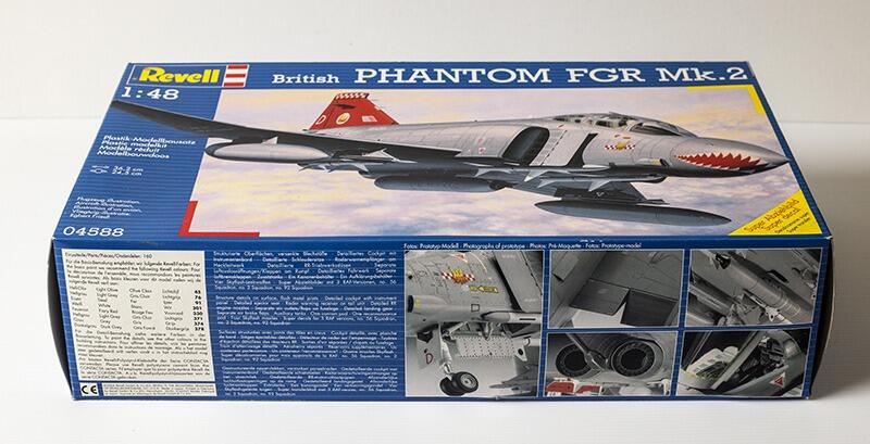 British Phantom FGR Mk.2 RAF Fighter - Revell kit 1:48 - Preowned.