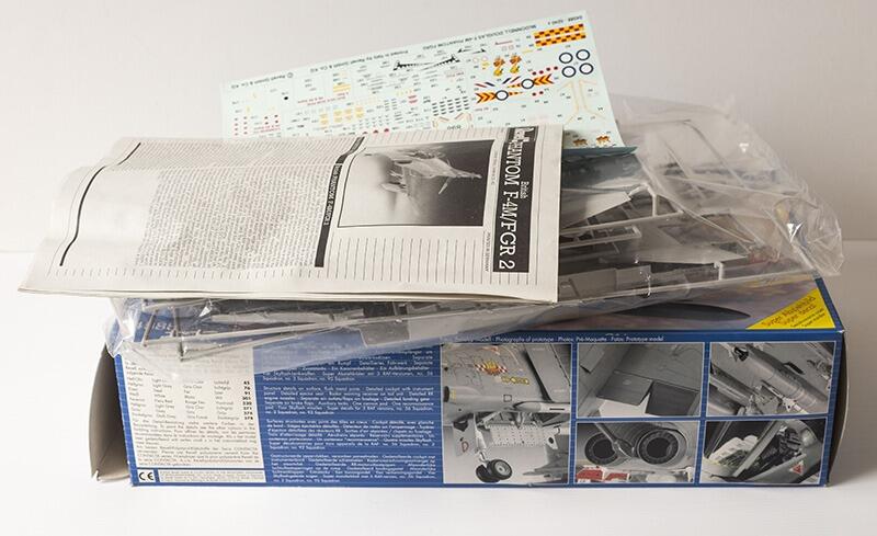 British Phantom FGR Mk.2 RAF Fighter - Revell kit 1:48 - Preowned.