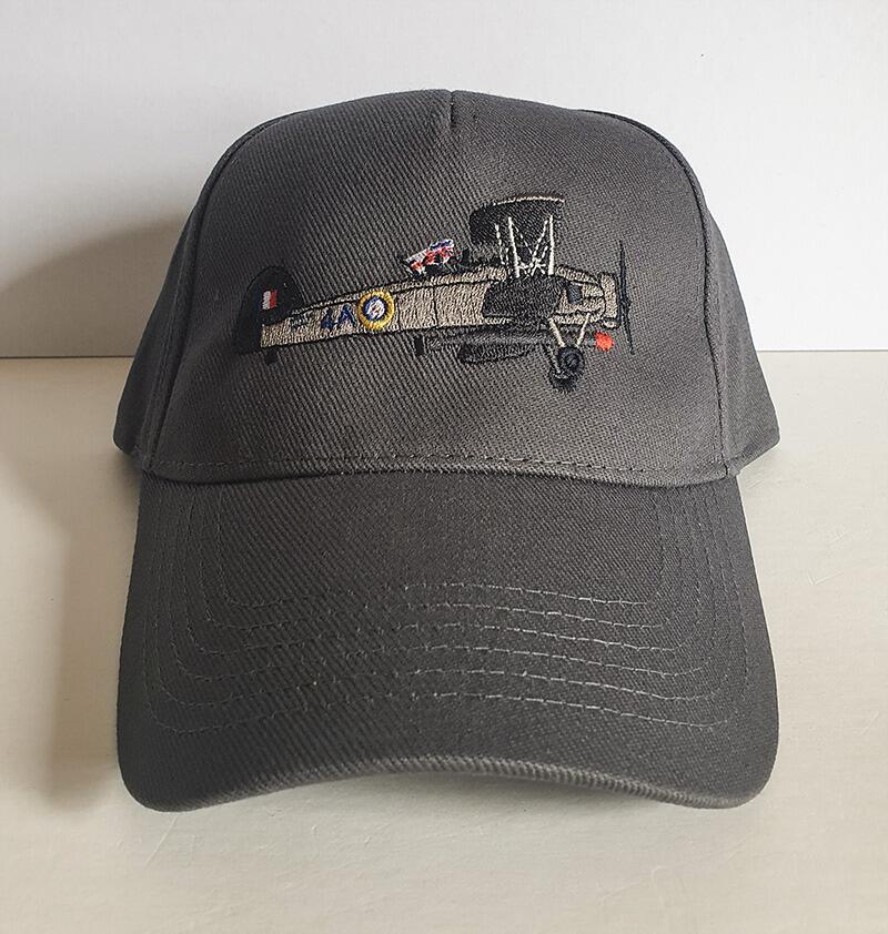 Fairey Swordfish Baseball Cap - Graphite Grey - Premium Quality.