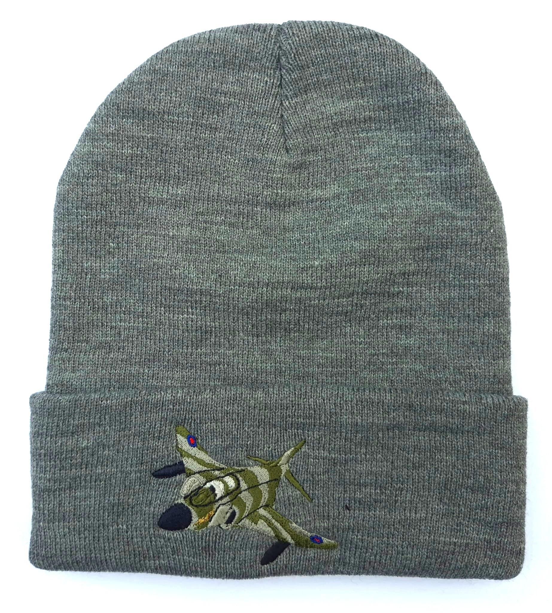 F-4 Phantom Beanie Hat - Granite Grey