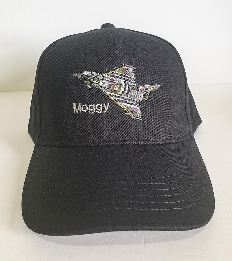RAF Typhoon FGR4 ZJ913 'Moggy' Baseball Cap - Black - Premium Quality.