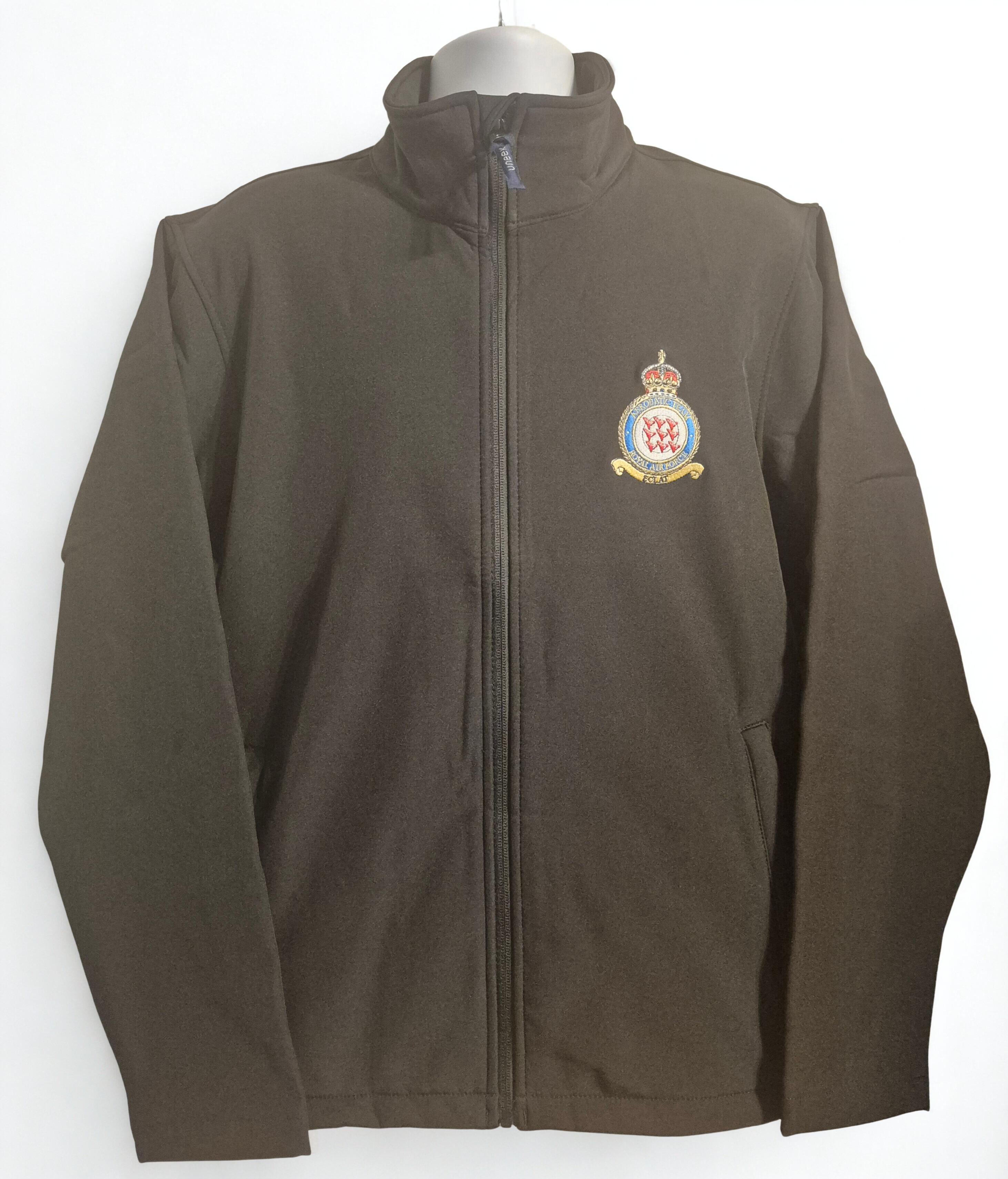 RAF Red Arrows Crest Soft Shell Jacket - Black