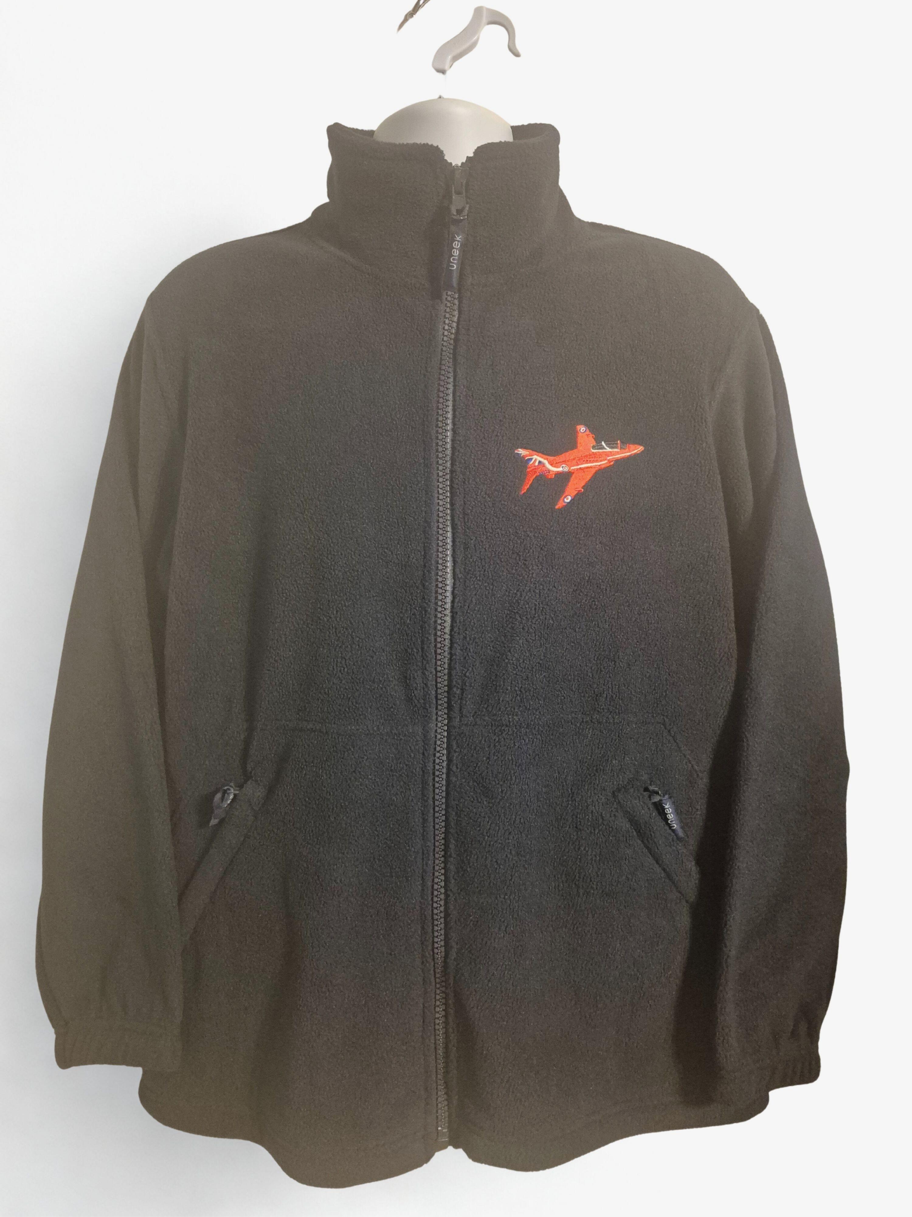 RAF Red Arrow Hawk Aircraft Fleece - Navy
