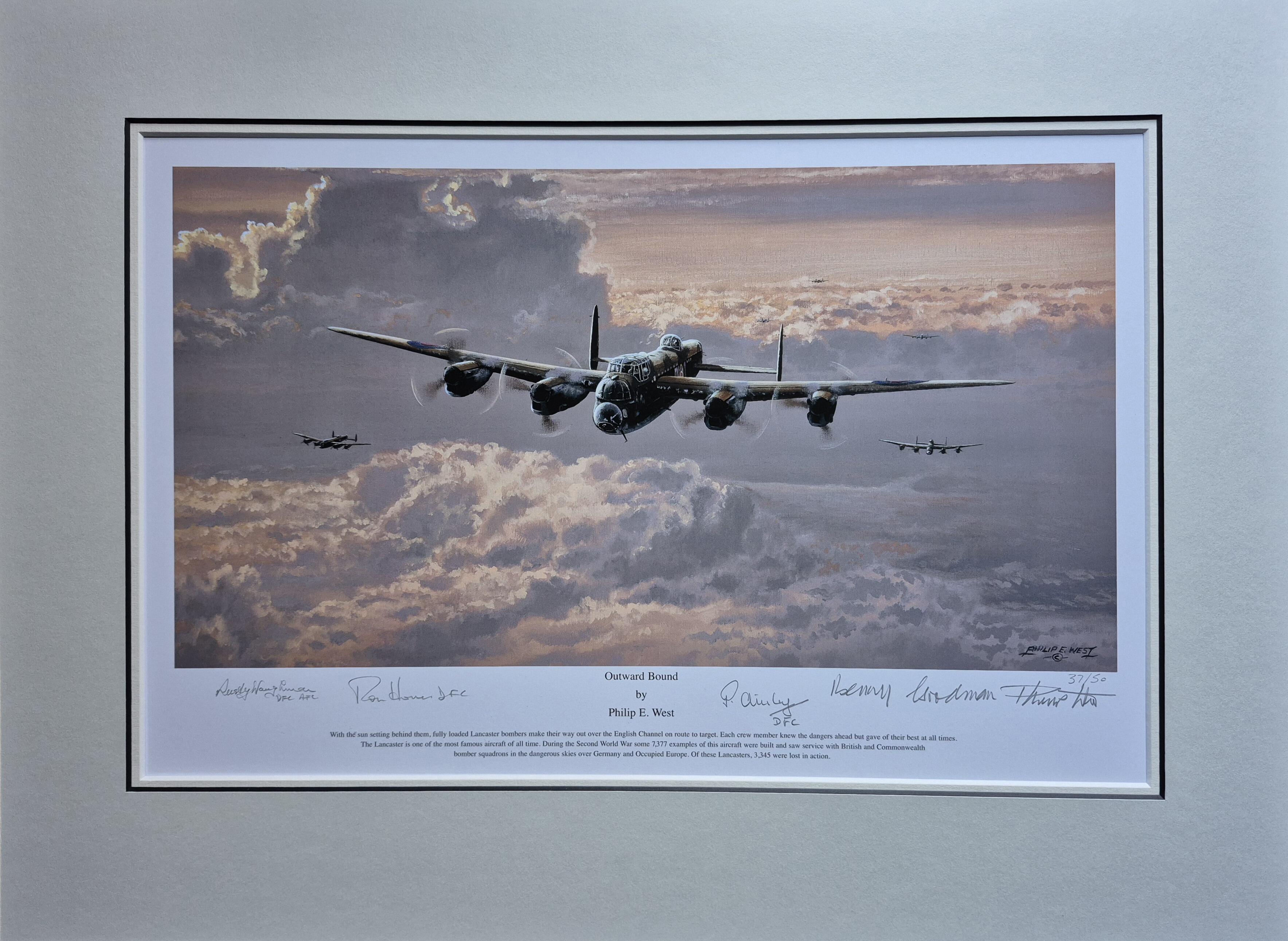 Outward Bound (Lancaster) Artist Proof Edition Mounted Print by Philip West
