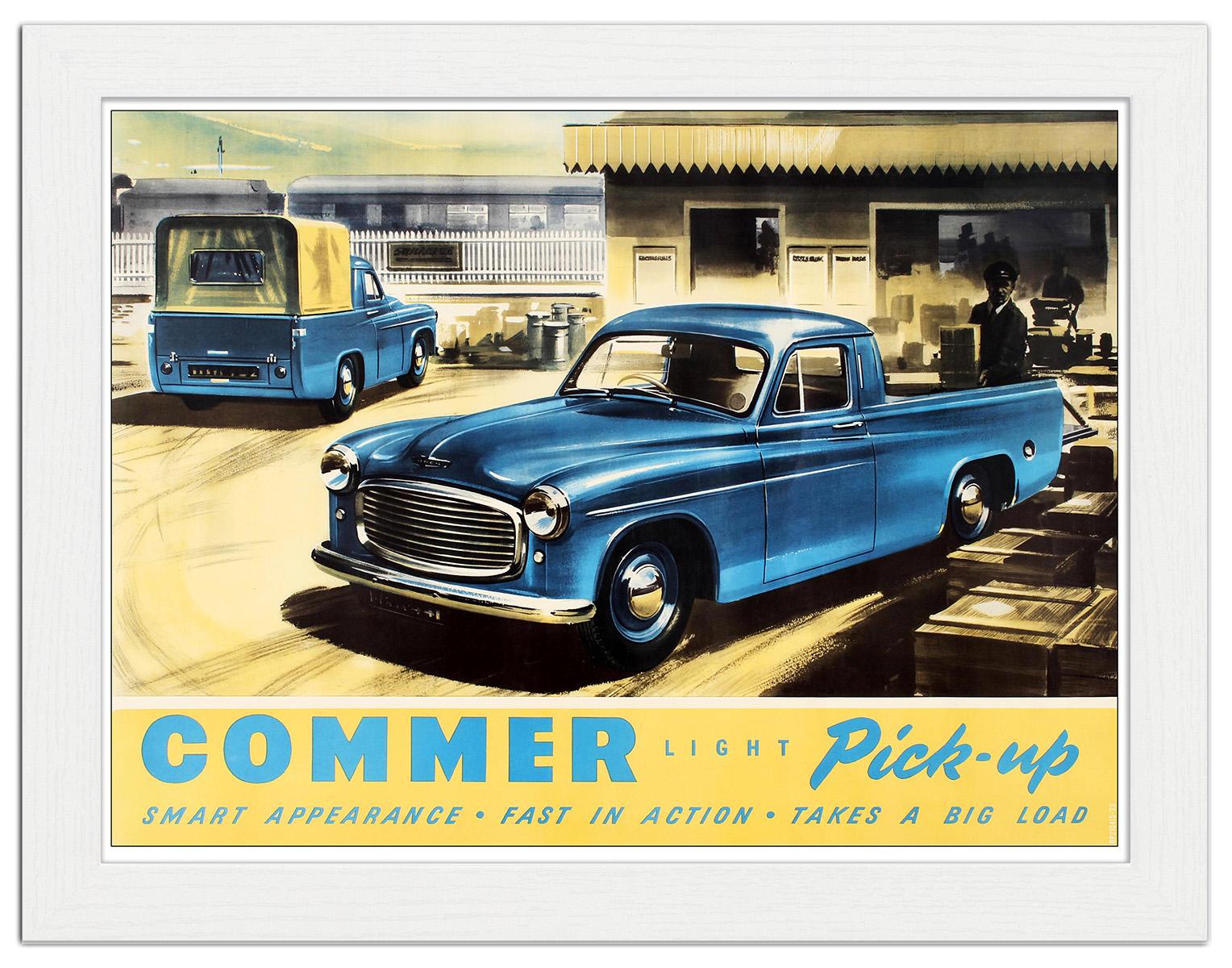 Commer Light Pick Up Van : Art Print £7.99 / Framed Print £22.99 / T ...