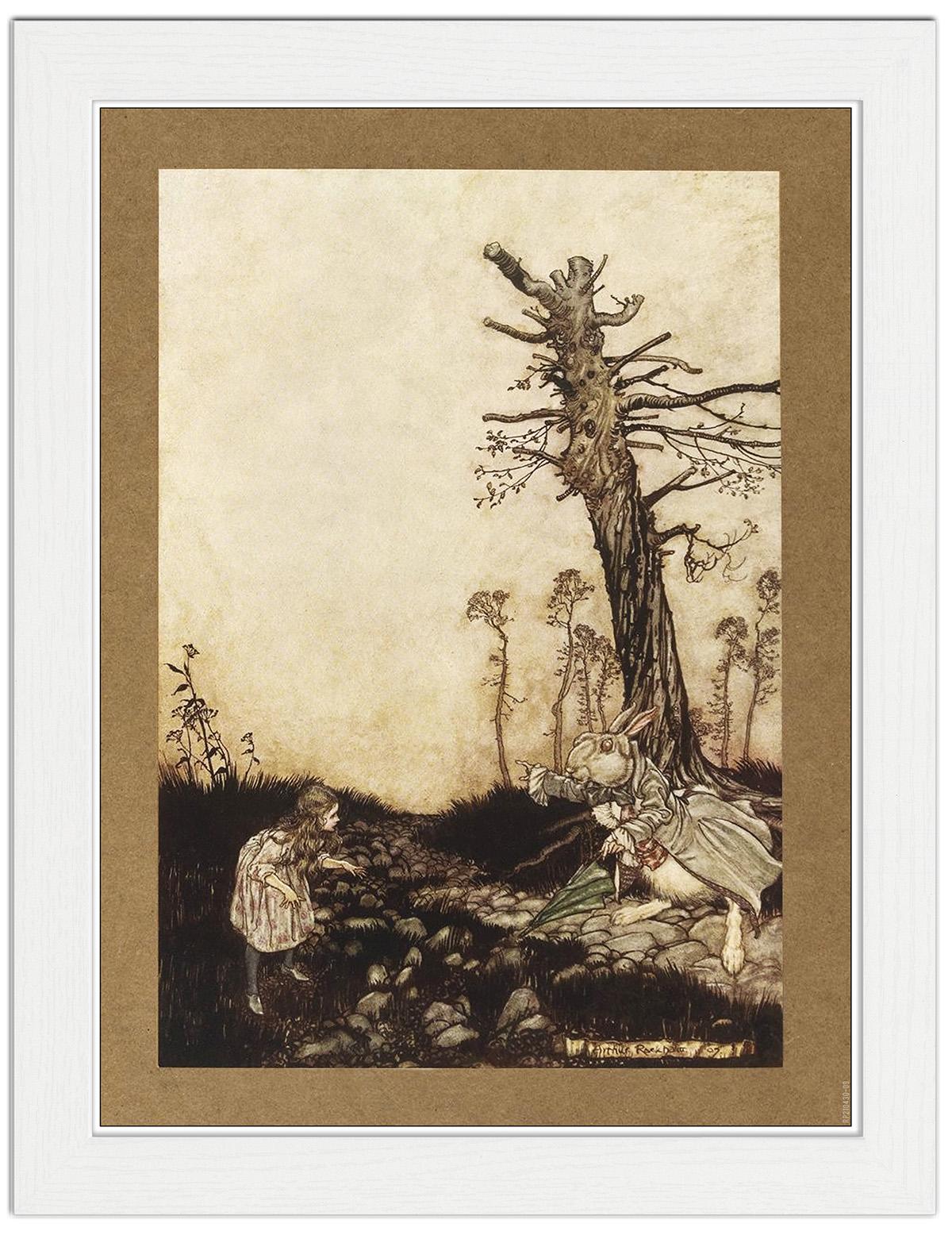 The White Rabbit Alice In Wonderland Illustrated By Arthur Rackham ...