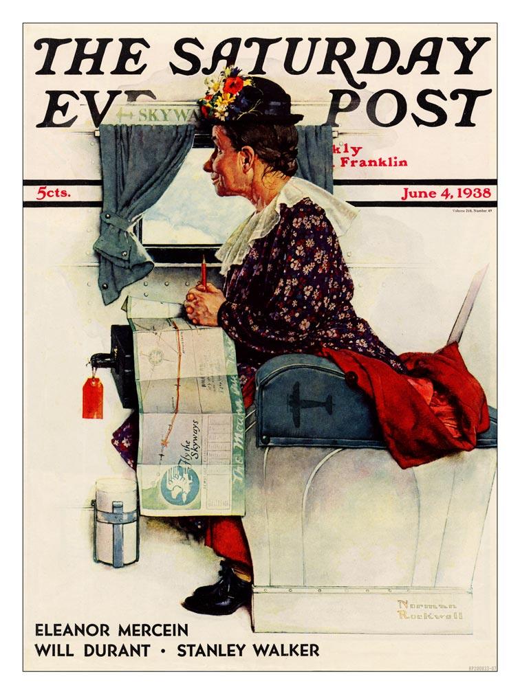 Saturday Evening Post Magazine Cover Norman Rockwell : Art Print £7.99 ...