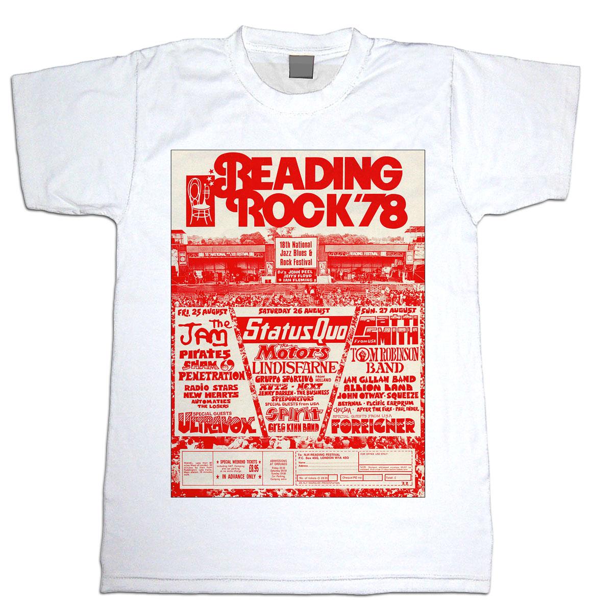 Reading Rock Festival 1978 : Art Print £7.99 / Framed Print £22.99 / T ...