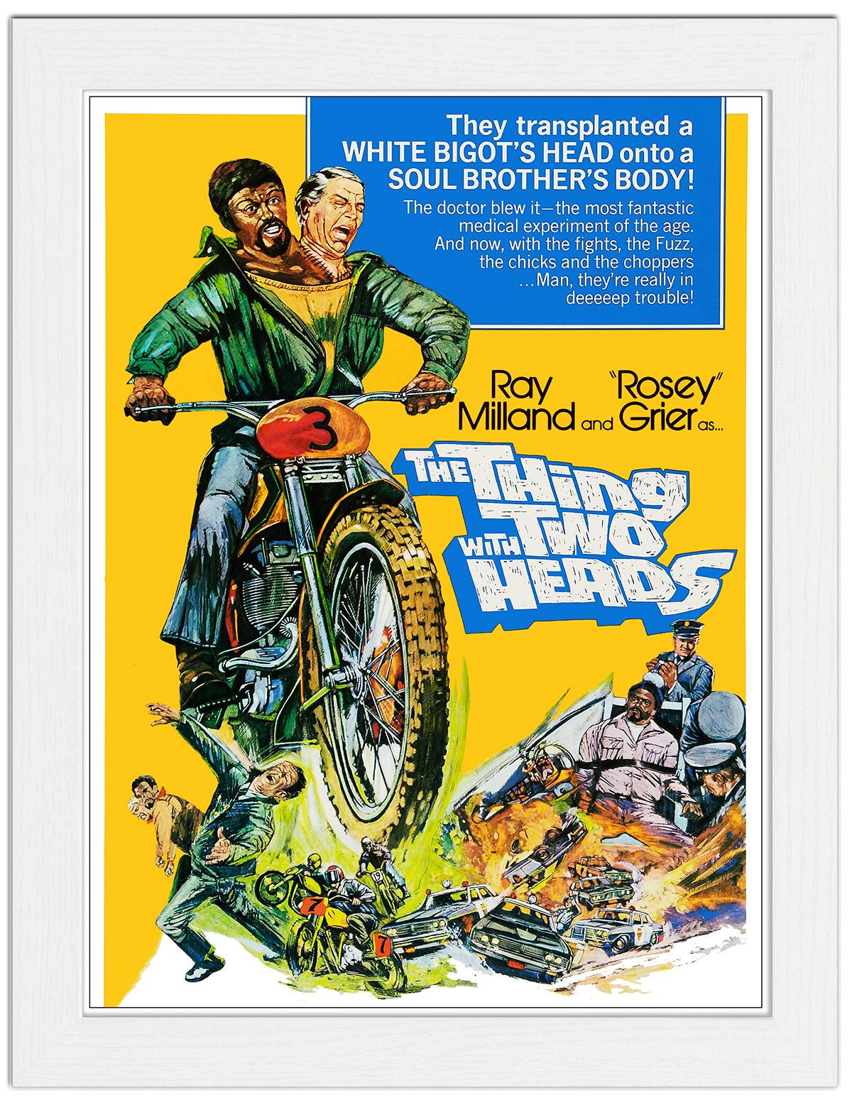 The Thing With Two Heads Horror : Art Print £7.99 / Framed Print £22.99 ...