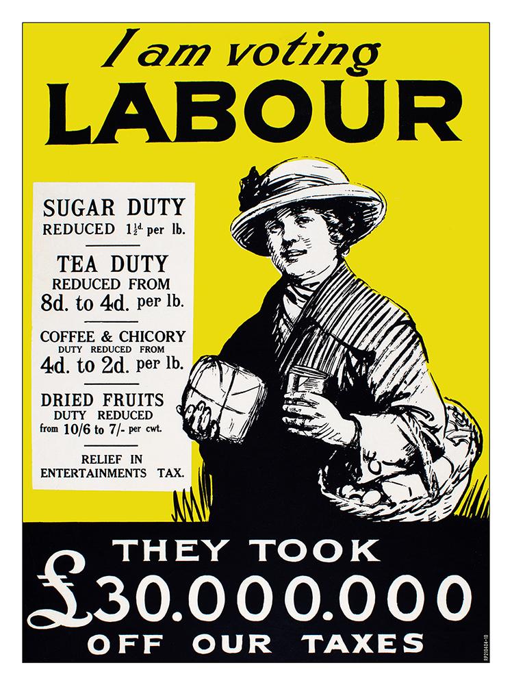 I Am Voting Labour Political Poster (prices design) : Art Print £8.99 ...
