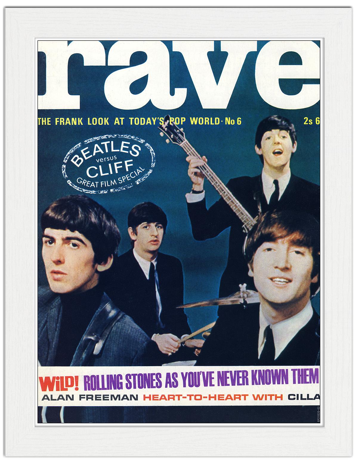 Rave Magazine Beatles Cover : Art Print £7.99 / Framed Print £22.99 / T ...