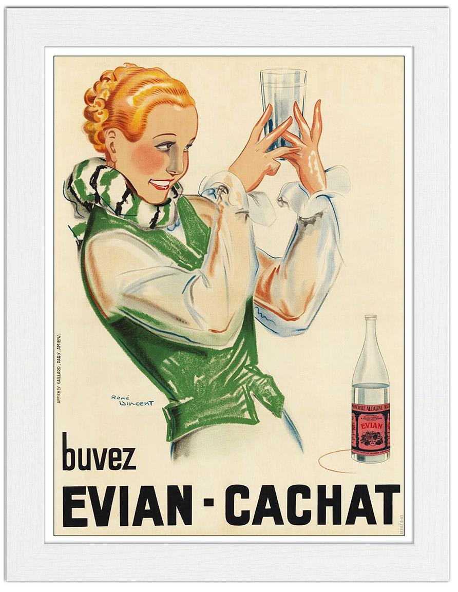 Evian Water Advert Art By Rene Vincent : Art Print £7.99 / Framed Print ...