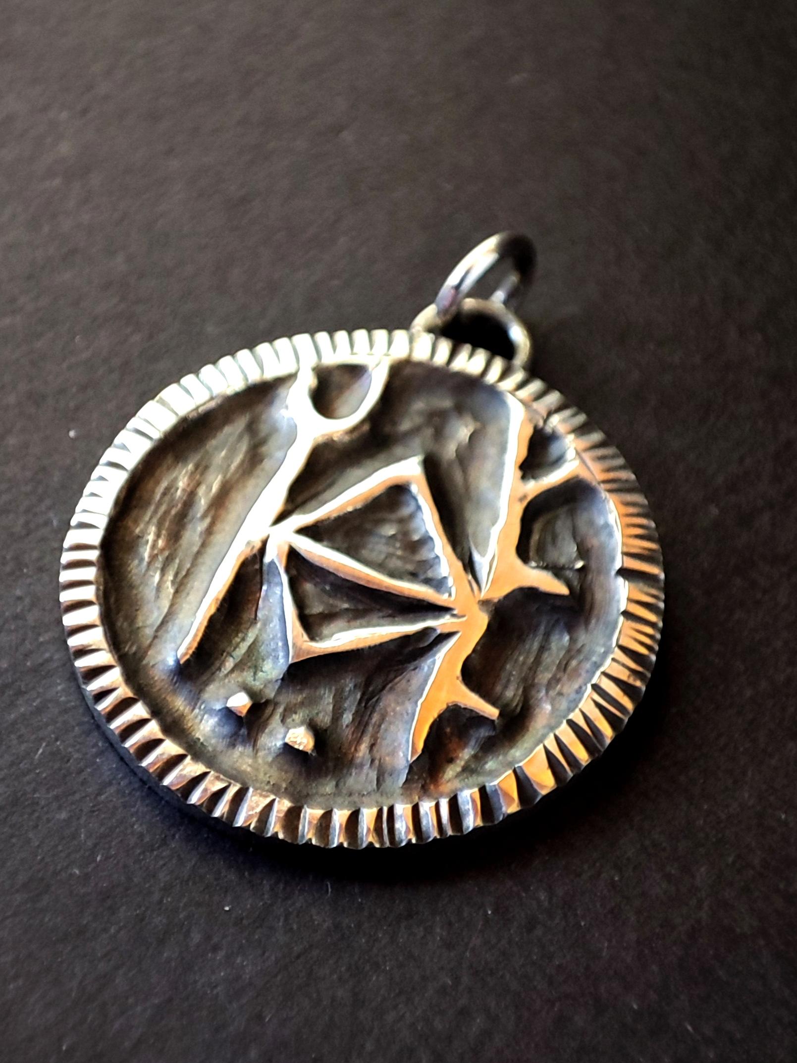 Sterling Silver Rune Pendant