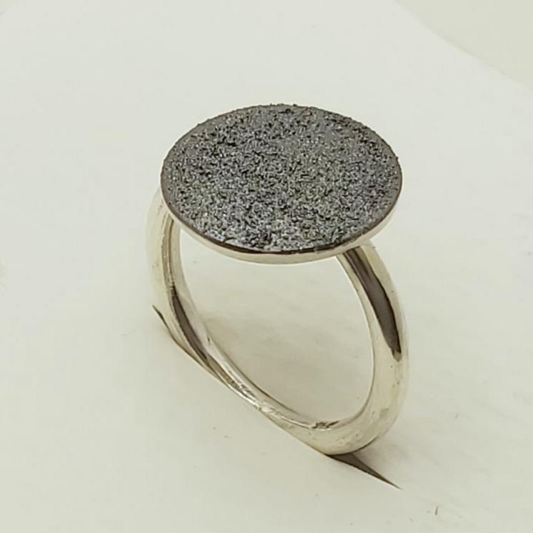 Sterling Silver Sand Ring