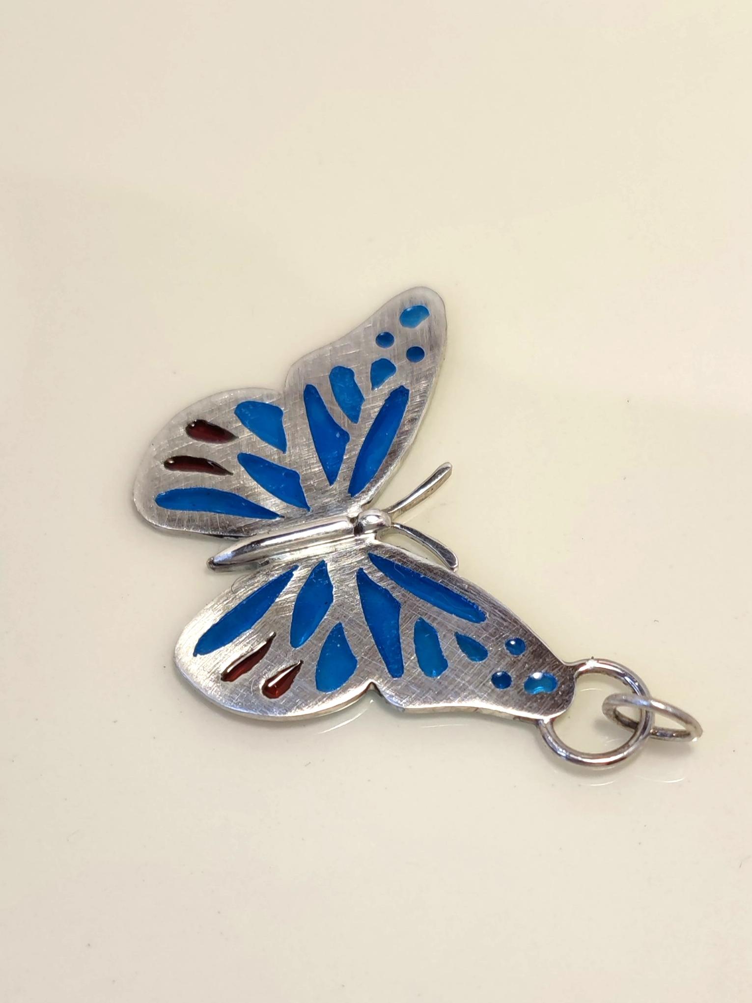Sterling Silver Butterfly Pendant